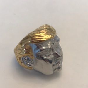 Accessories | Trump Head Ring 2tone Mens | Poshmark